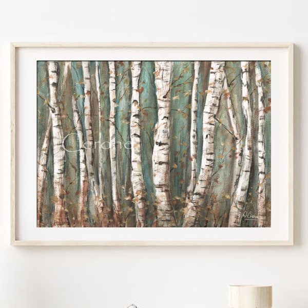 Abstract Birch Trees - Etsy