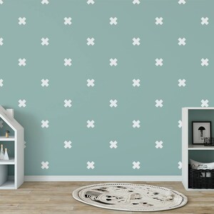 Swiss Cross (thick) / Plus Sign Vinyl Wall Decals, Scandinavian ...
