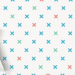 Swiss Cross (thin) / Plus Sign Vinyl Wall Decals, Scandinavian ...