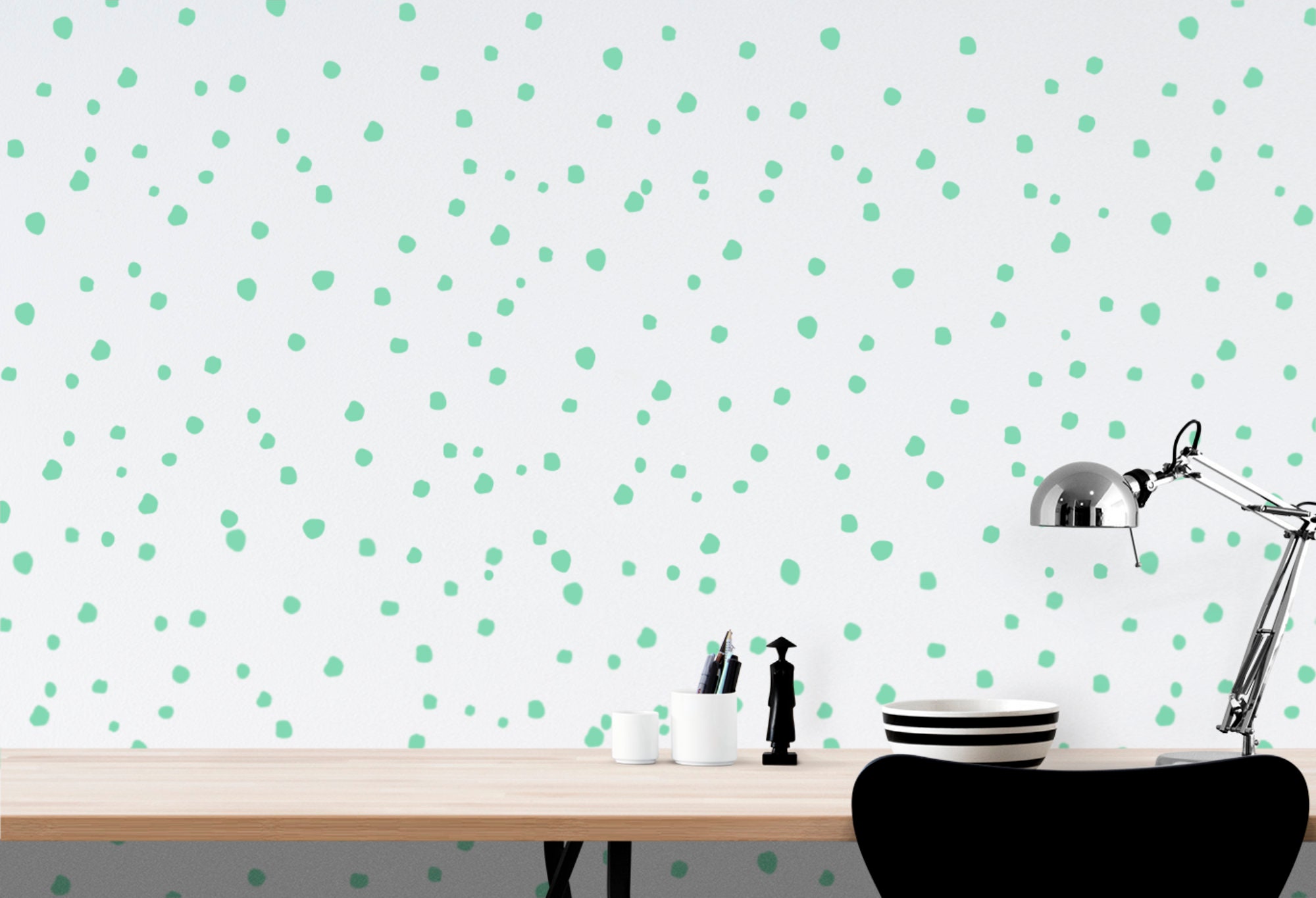 Hand-drawn Polka Dot Vinyl Wall Decals: Dalmatian Spots - Etsy UK