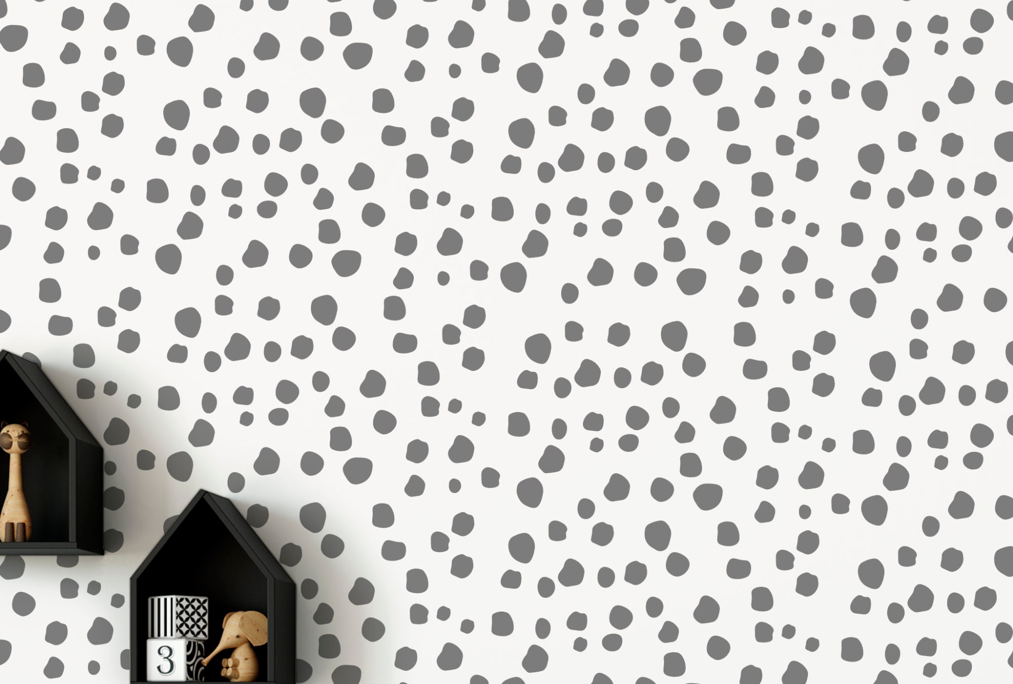Spot Vinyl Wall Decals: Dalmatian Polka Dots Paint Hand-drawn - Etsy UK
