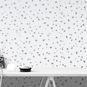 Dalmatian Spot Vinyl Wall Decals: Hand-drawn Polka Dots - Etsy