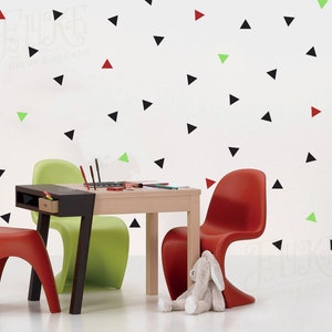 Triangle (equilateral) Vinyl Wall Decals, Great for Contemporary or ...