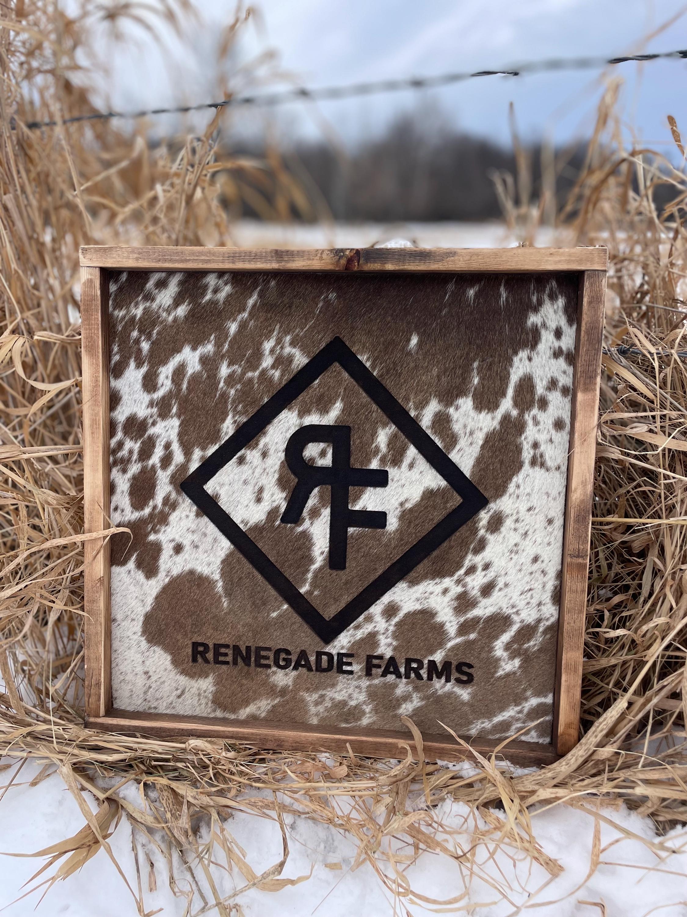 Genuine Cowhide Branding Frame, Wood Frame Cowhide, Unity Ceremony ...