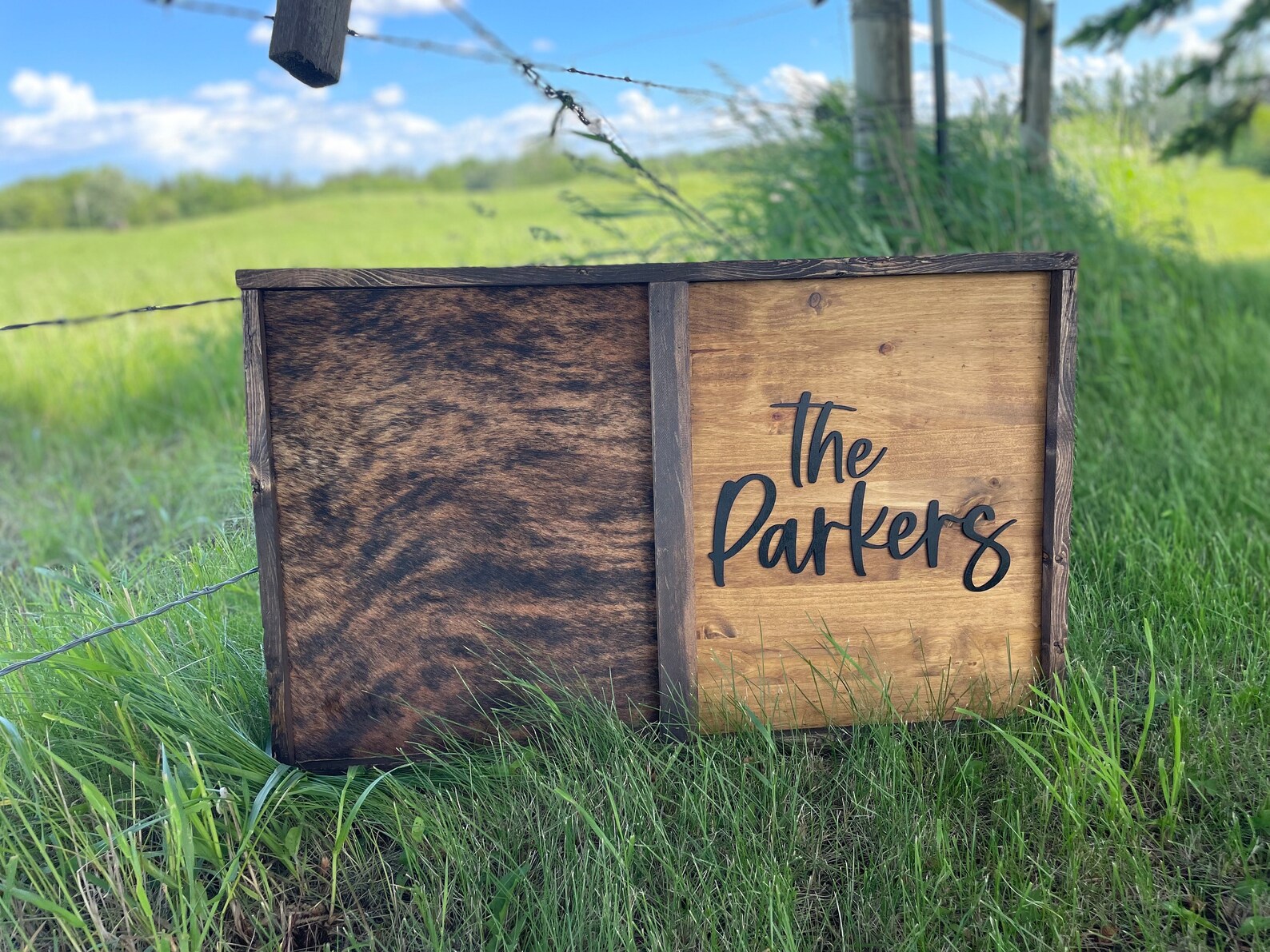 Cowhide Branding Frame, Cowhide Wood Sign, Family Heirloom, Unity ...