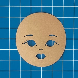 PDF Doll Face Template, SVG File Included, Instant Download - Etsy