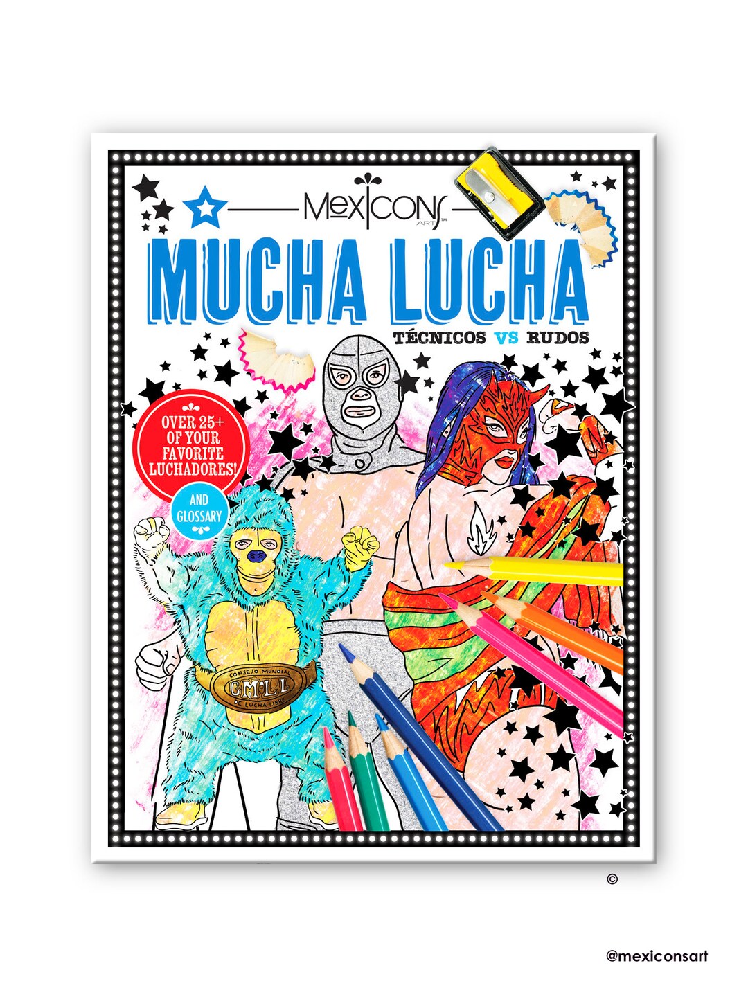 Mucha Lucha, Adult Coloring Book - Etsy