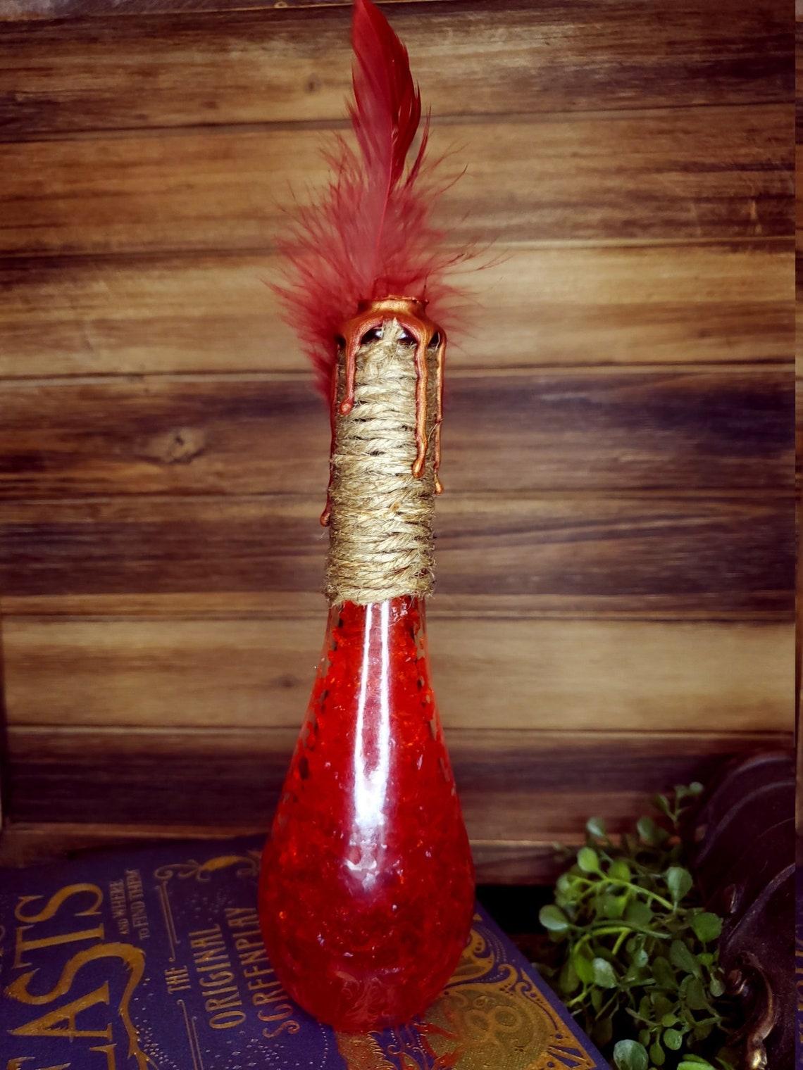 Phoenix Blood Magical Apothecary Jar Potion Bottle - Etsy