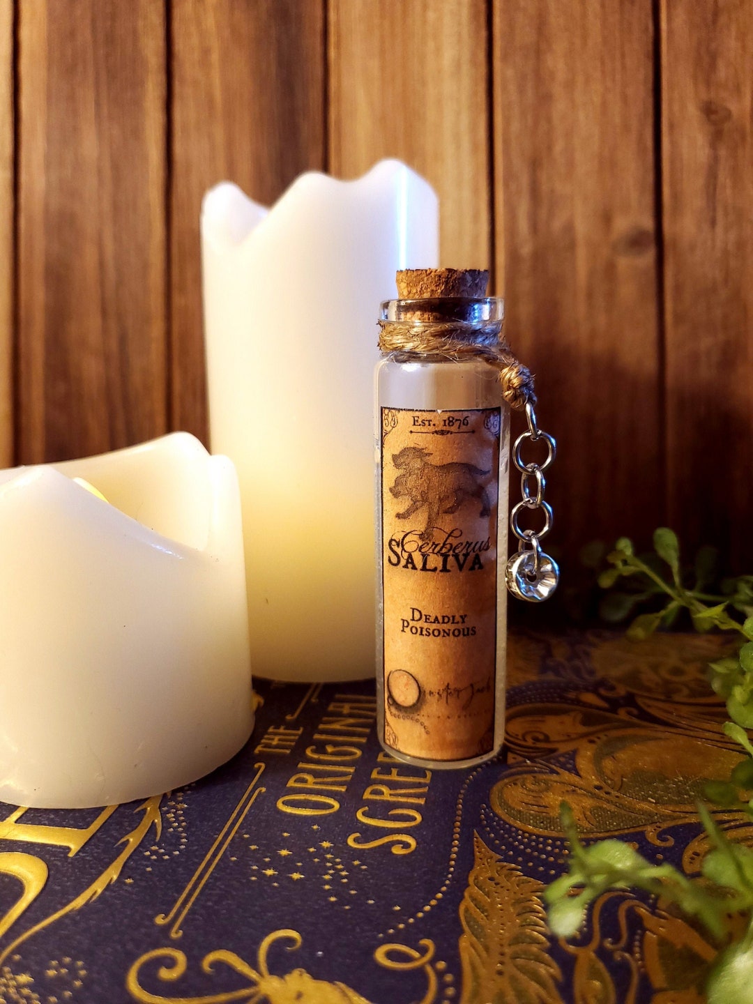 Cerberus Saliva, Magical Apothecary Vial, Potion Bottle - Etsy