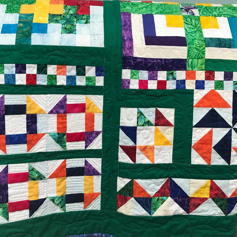 Primary Colors Quilt - Etsy