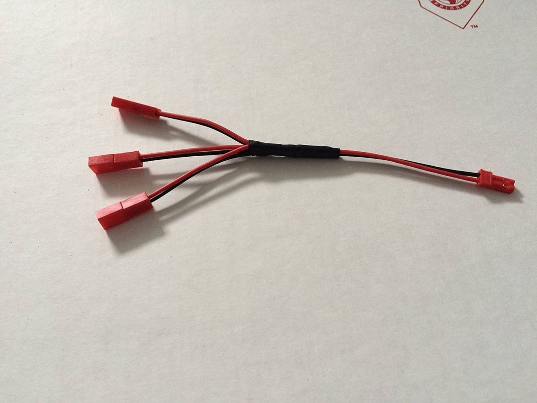 JST Splitter Y Connector Harness. One Male to 3 - Etsy