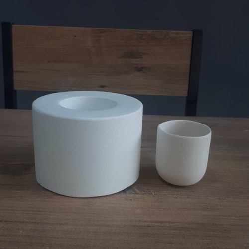 Plaster Cup Mold for Slip Casting Plaster Ceramic Molds - Etsy