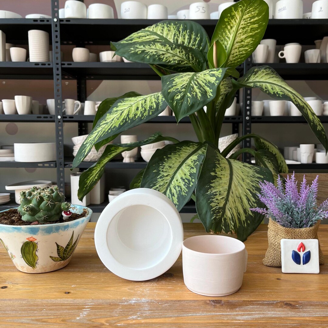 Handleless Mug Mold in Cylindrical Shape With Glaze Rim, Ceramic Slip ...