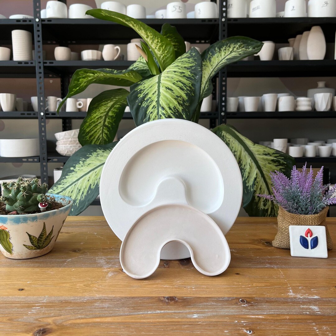 Plaster Mold for Arc Shaped Plate, Slip Casting, Plaster Ceramic Mold ...
