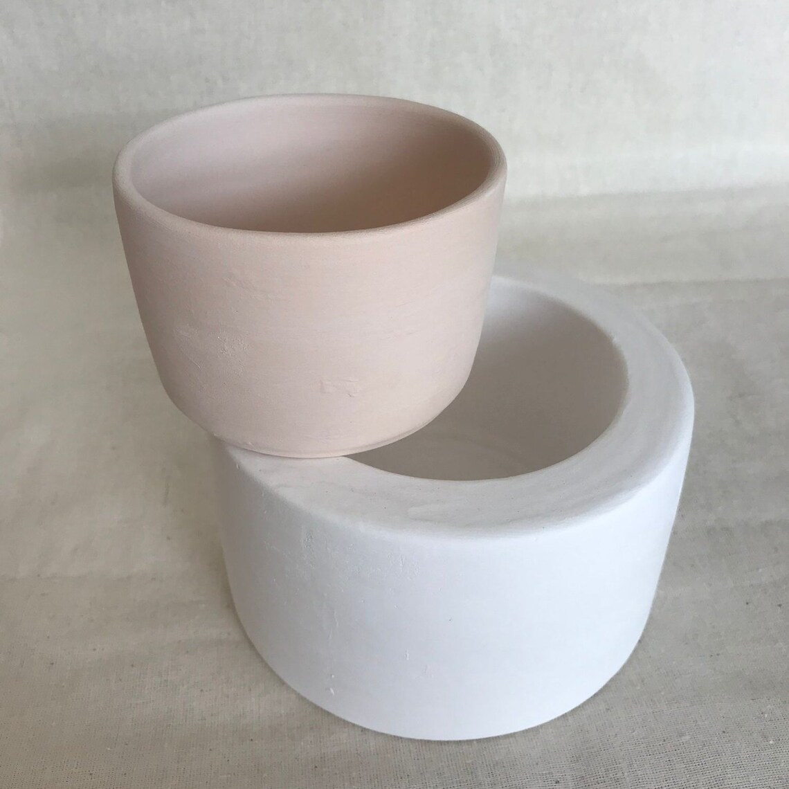 Handleless Mug Mold in Cylindrical Shape With Glaze Rim - Etsy