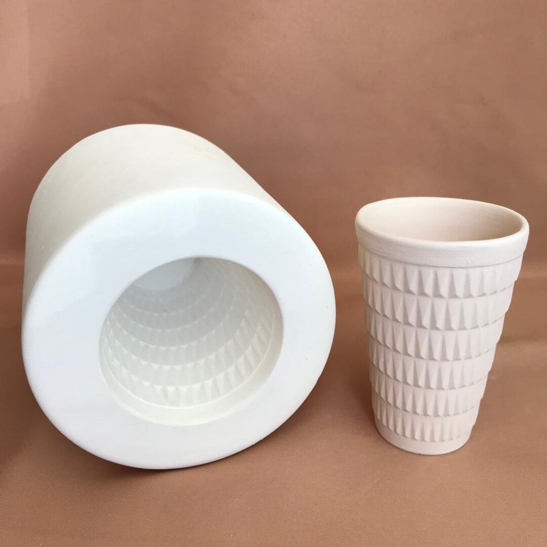 EK019 Plaster Mold Textured Conical Mug Mold Slip Casting Mold - Etsy