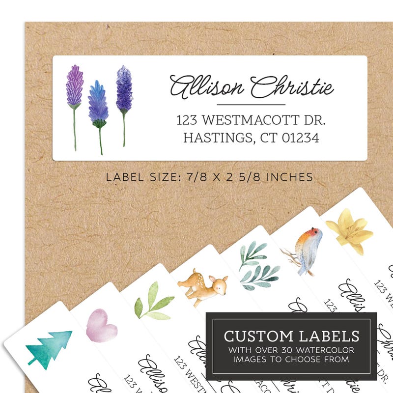 Personalized Address Labels - Etsy