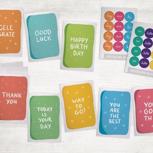 Coworker and Employee Appreciation Cards Variety - 24 Mini Greeting ...