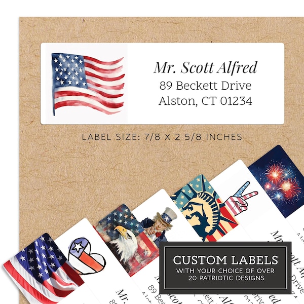 Flag Labels - Etsy