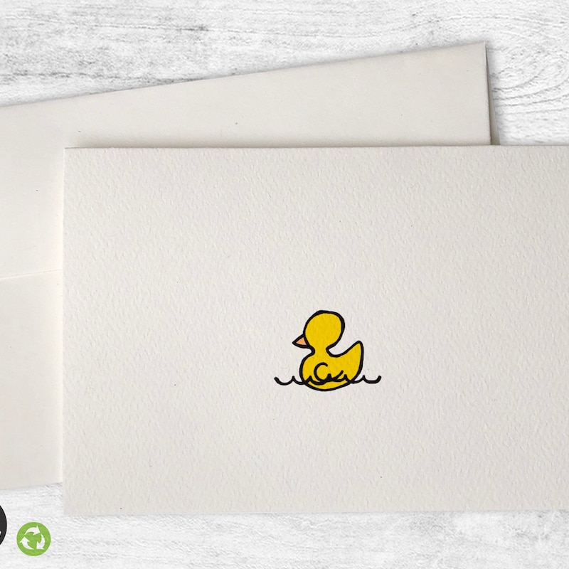 Ducky Birthday Card - Etsy