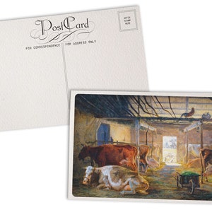 Vintage Style Farm Postcards - 24 Retro Style Postcards With Horses and ...