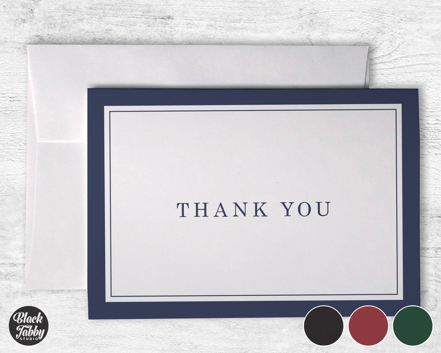 Formal Thank You Cards - Etsy