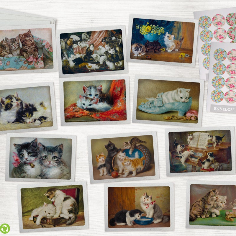 Cat Notes Card Notes - Etsy
