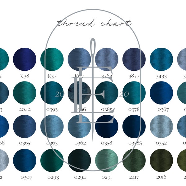 Floriani Color Chart - Etsy