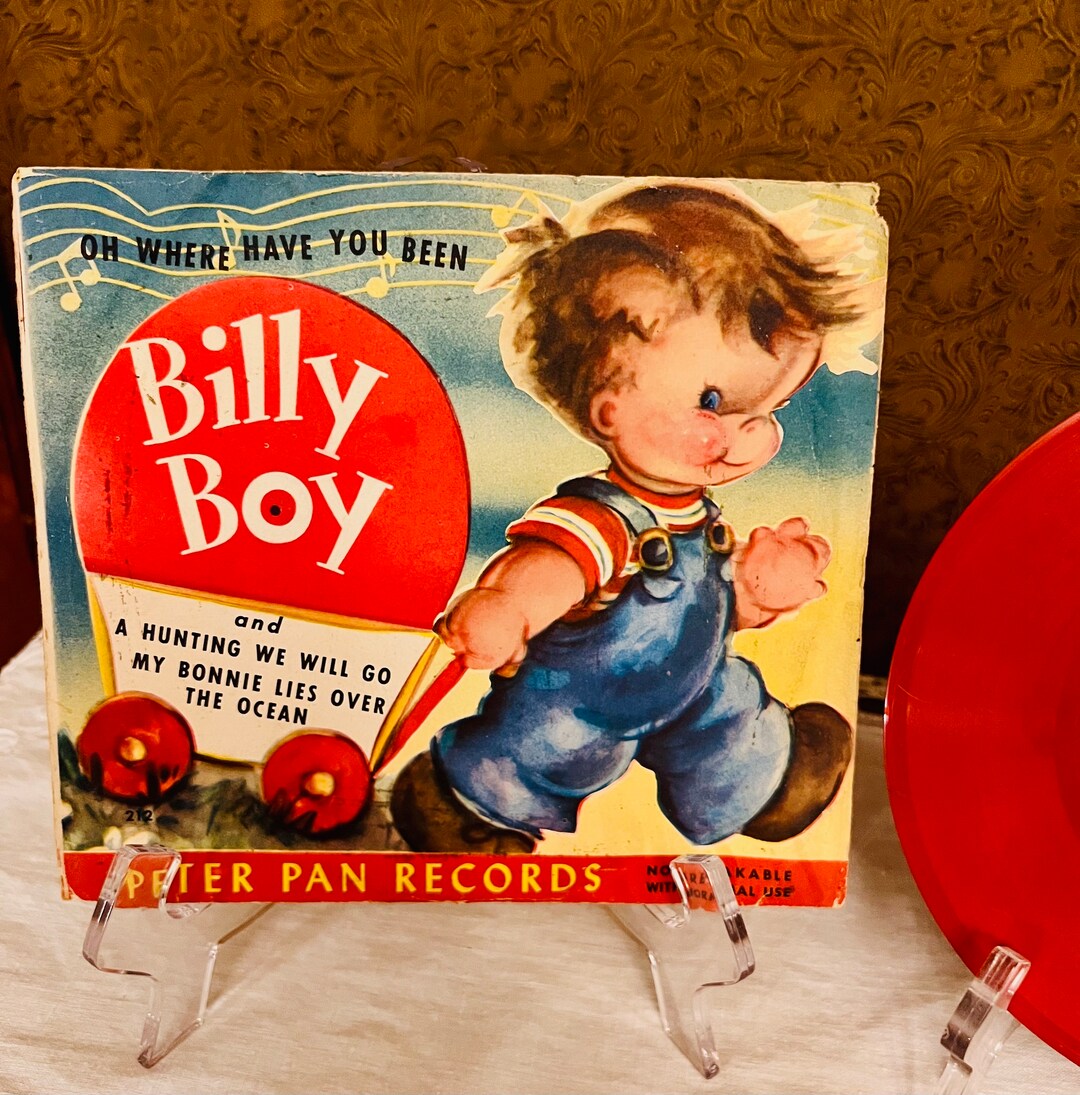 Vintage Billy Boy & A Hunting We Will Go Childrens Record 78 RPM - Etsy