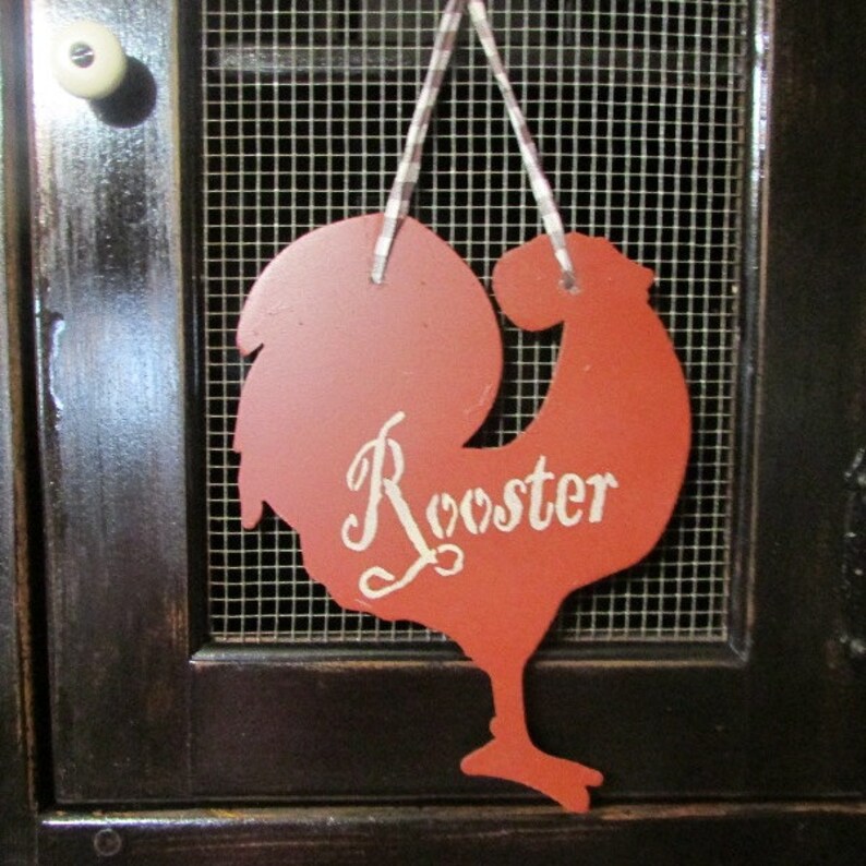 Primitive Rooster - Etsy
