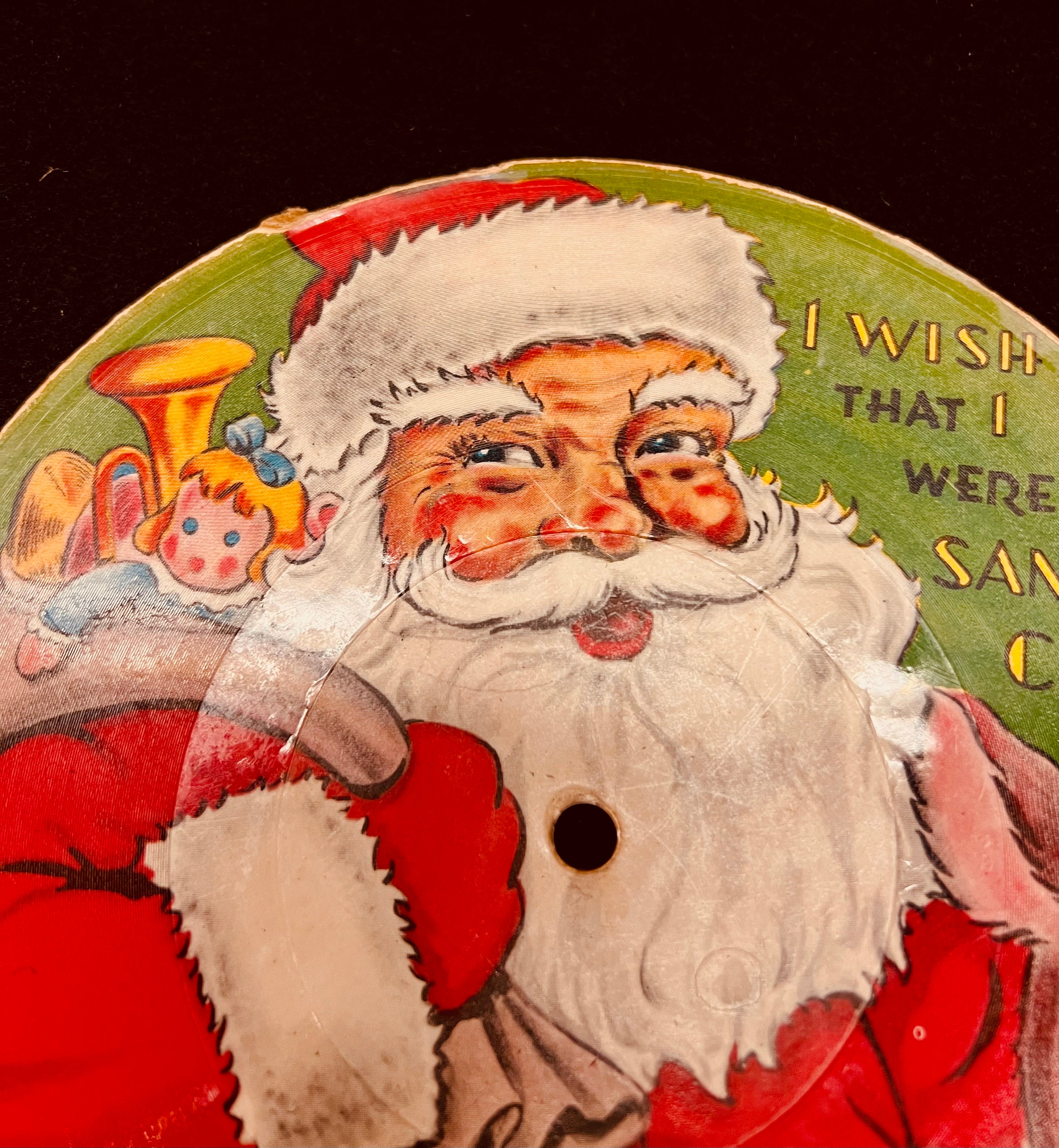1948 Santa Voco Record I Wish That I Was Santa Claus & Jingle Bells - Etsy