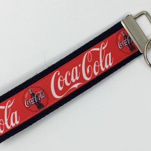 Coca Cola Key Fob / Coke / Lanyard / Keychain / Wristlet / Key | Etsy