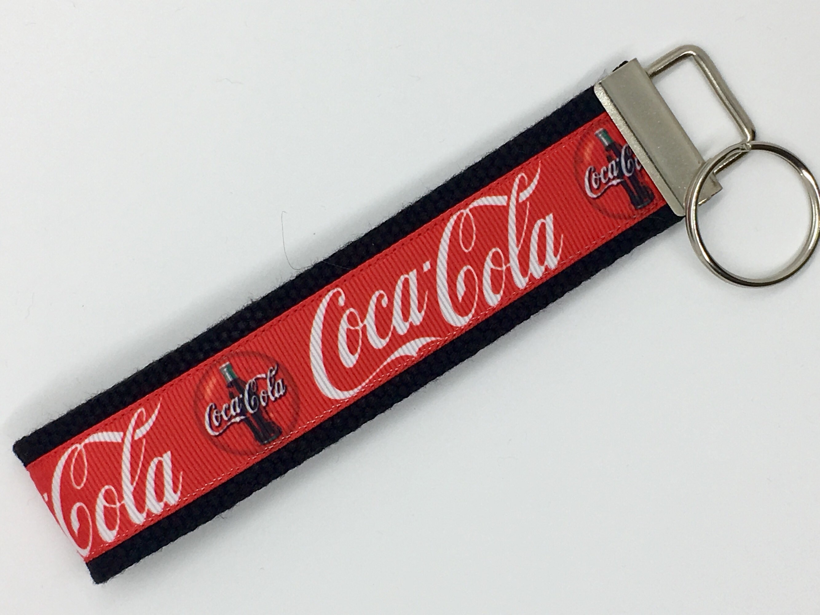 Coca Cola Key Fob / Coke / Lanyard / Keychain / Wristlet / key | Etsy
