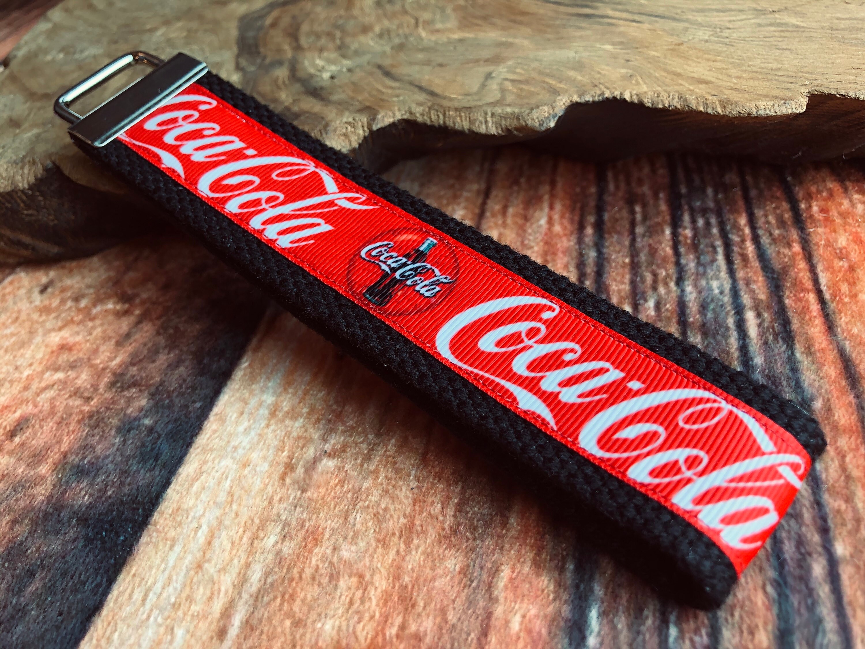 Coca Cola Key Fob / Coke / Lanyard / Keychain / Wristlet / key | Etsy