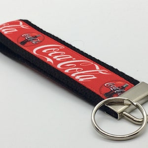 Coca Cola Key Fob / Coke / Lanyard / Keychain / Wristlet / Key | Etsy