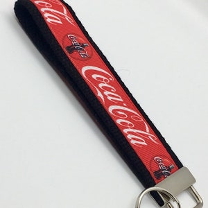 Coca Cola Key Fob / Coke / Lanyard / Keychain / Wristlet / Key | Etsy