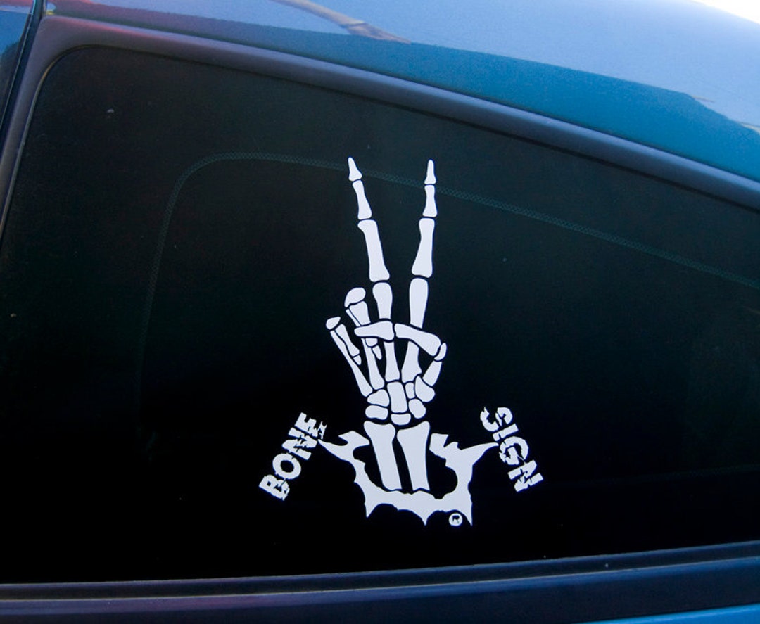 Peace Sign Bone Sign Series - Etsy