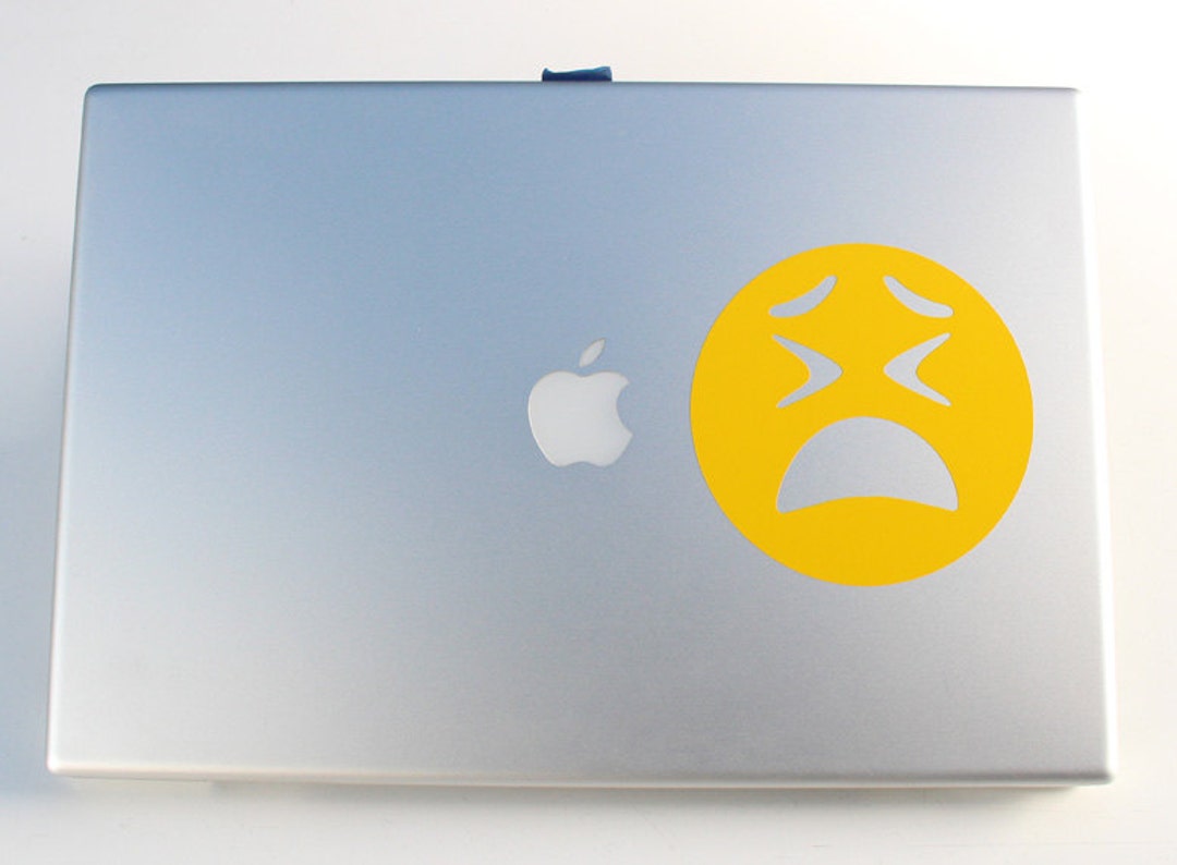 Crying Face Emoji Custom Vinyl Decal - Etsy