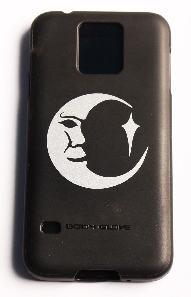 Moon Face Decal - Etsy