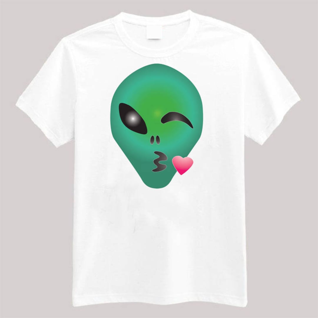 Alien Kiss Emoji - Etsy