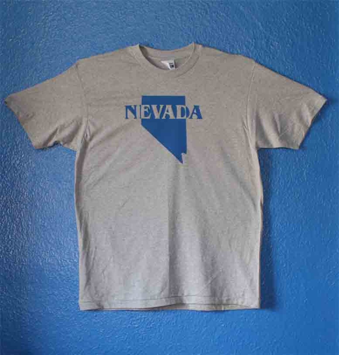 Nevada Silver State Tee Shirt Ash - Etsy