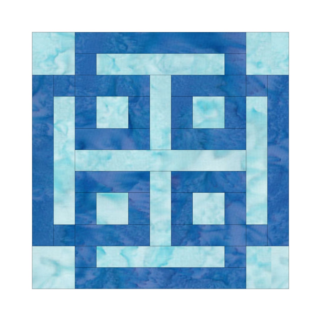 Loopy Knot Quilt Block Pattern Digital Download Modern Patchwork ...