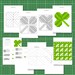 Striped Shamrock Quilt Block Pattern Digital Download Modern Patchwork ...