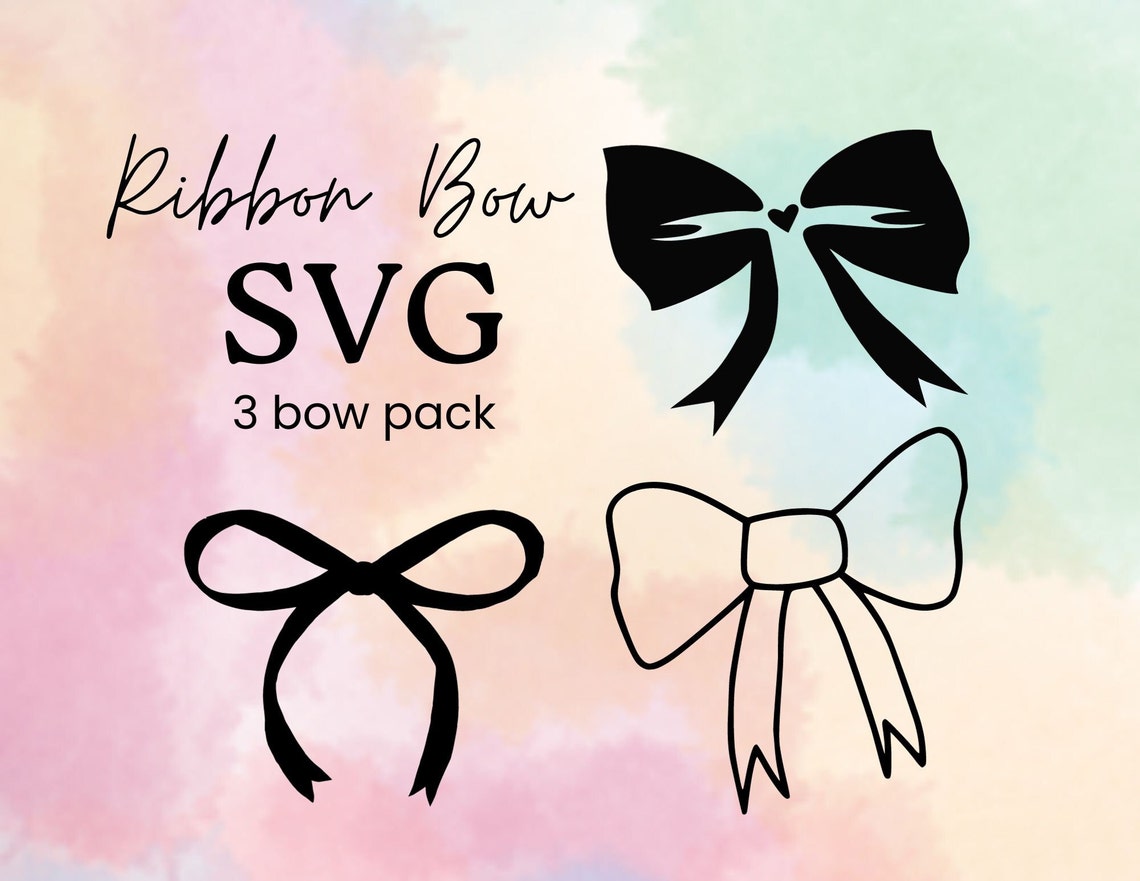 Coquette Bow SVG, Bow Tie SVG, Bow Svg, Bow Clipart, Bow Svg, Svg ...