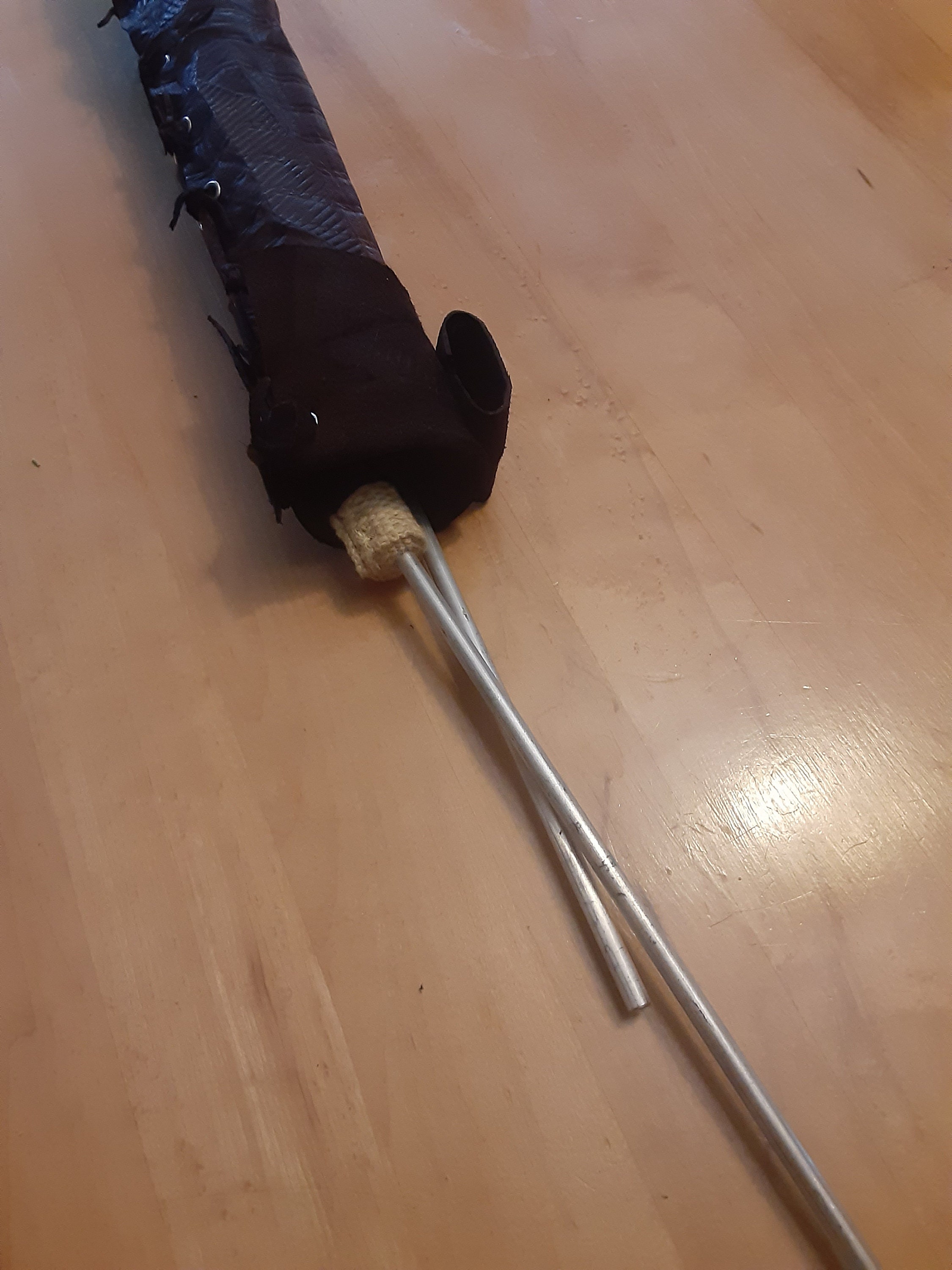 Fire Eating or Fire Breathing Torch, Belt Mounted Refueling Tube in ...