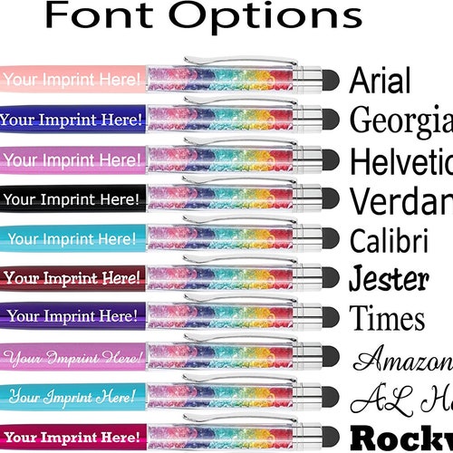 Personalized Metal Crystal Prism Gem Pens With Stylus Custom - Etsy