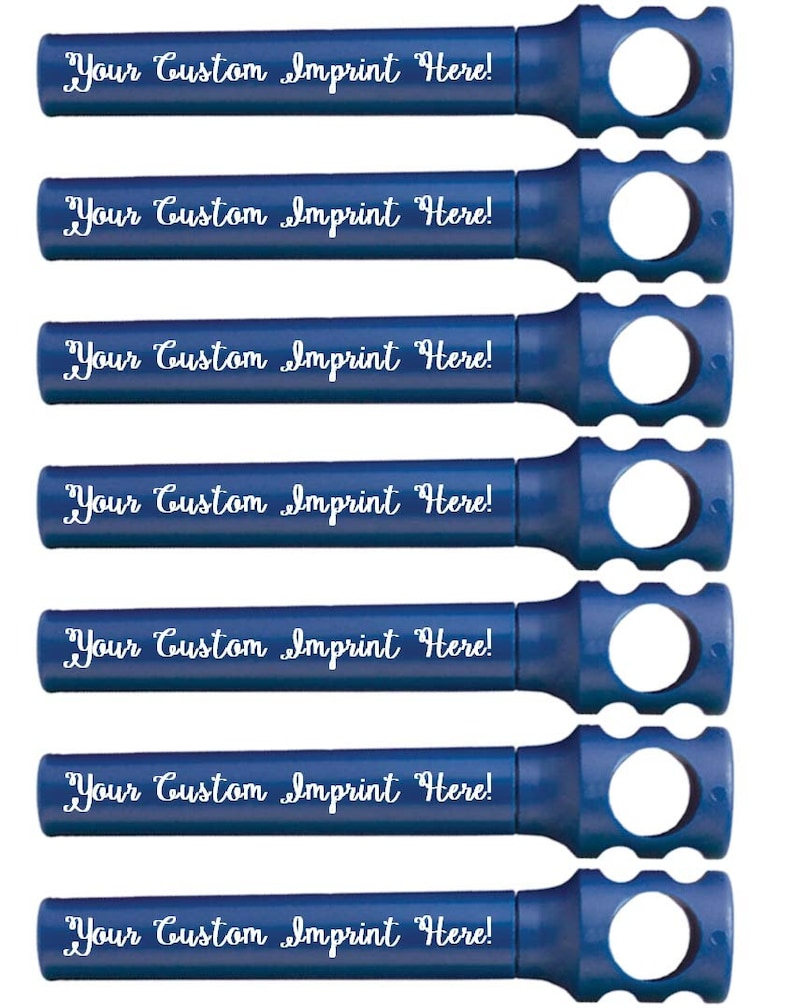 12 Blue Personalized Pocket Cork Screws Printed Barware Printed Wine ...