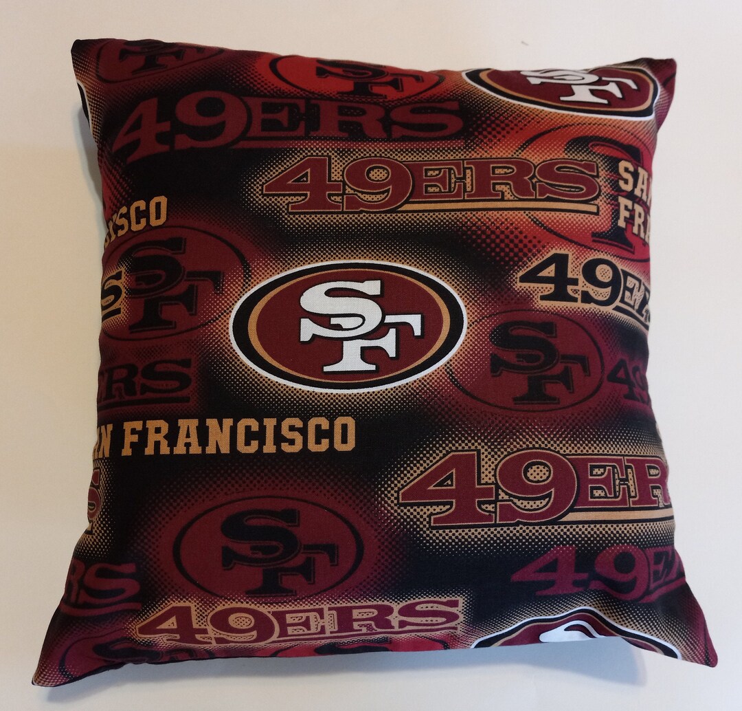 S F 49ers 14X14 or 16X16 Pillow Cover Niners 49ers Room - Etsy