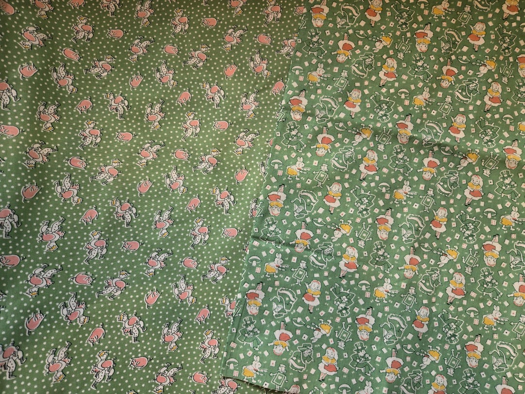Just Makin' Conversation Fabric Pieces - Alice in Wonderland - Quilting ...