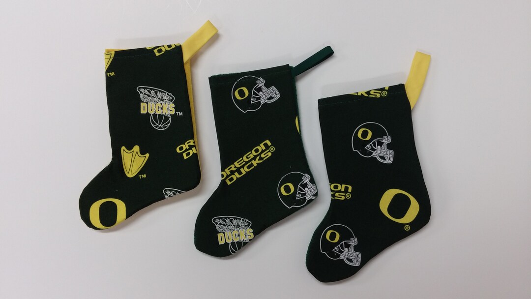 Ducks Small XMAS Stockings - Ducks Football - Oregon Ducks XMAS ...